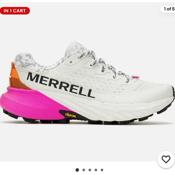 Merrell | Shoes | Merrell Agility Peak 5 White Multi Hiker Sneaker Shoe ...